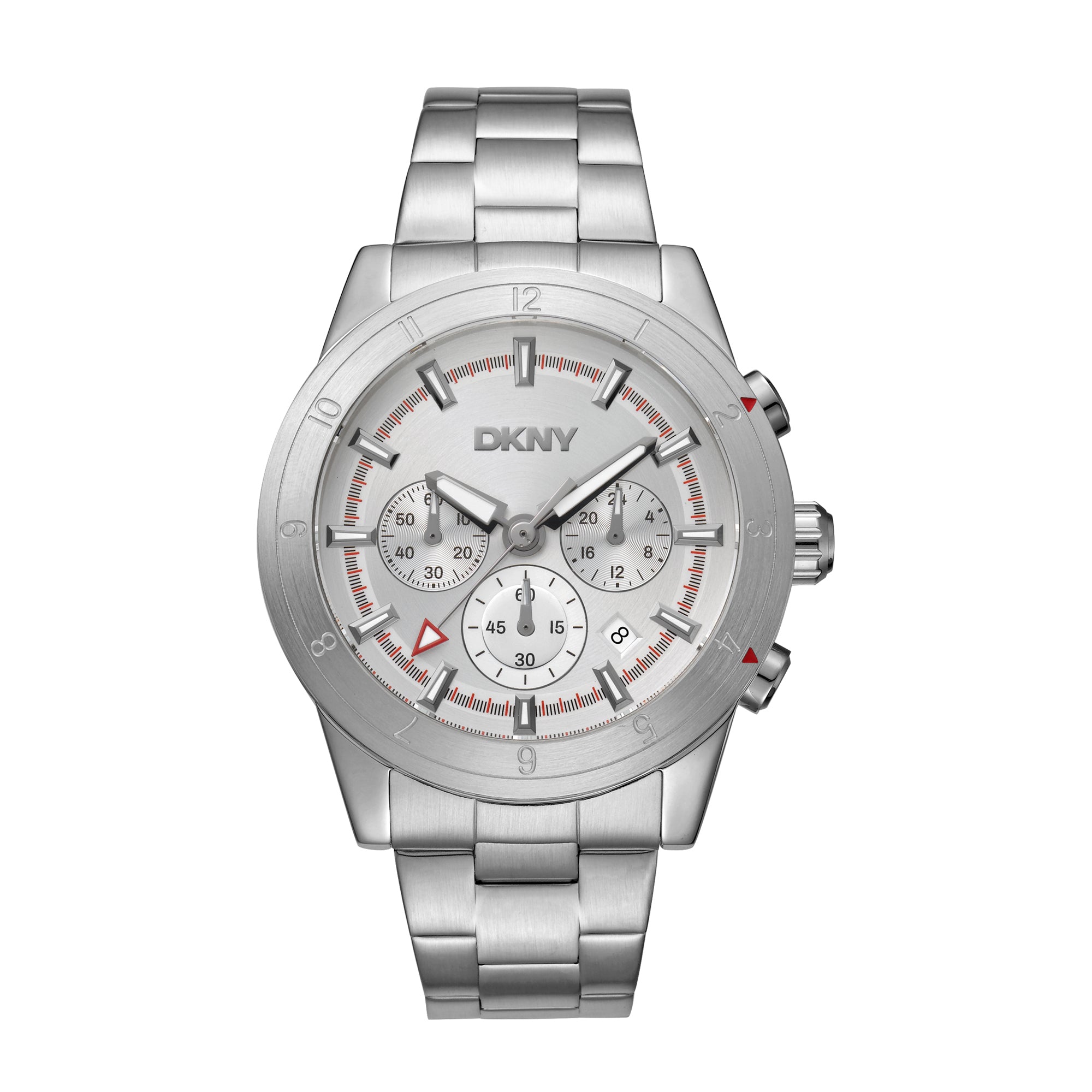 DKNY ACTIVE Men's Silver Dial Stainless Steel Watch – The Watch House