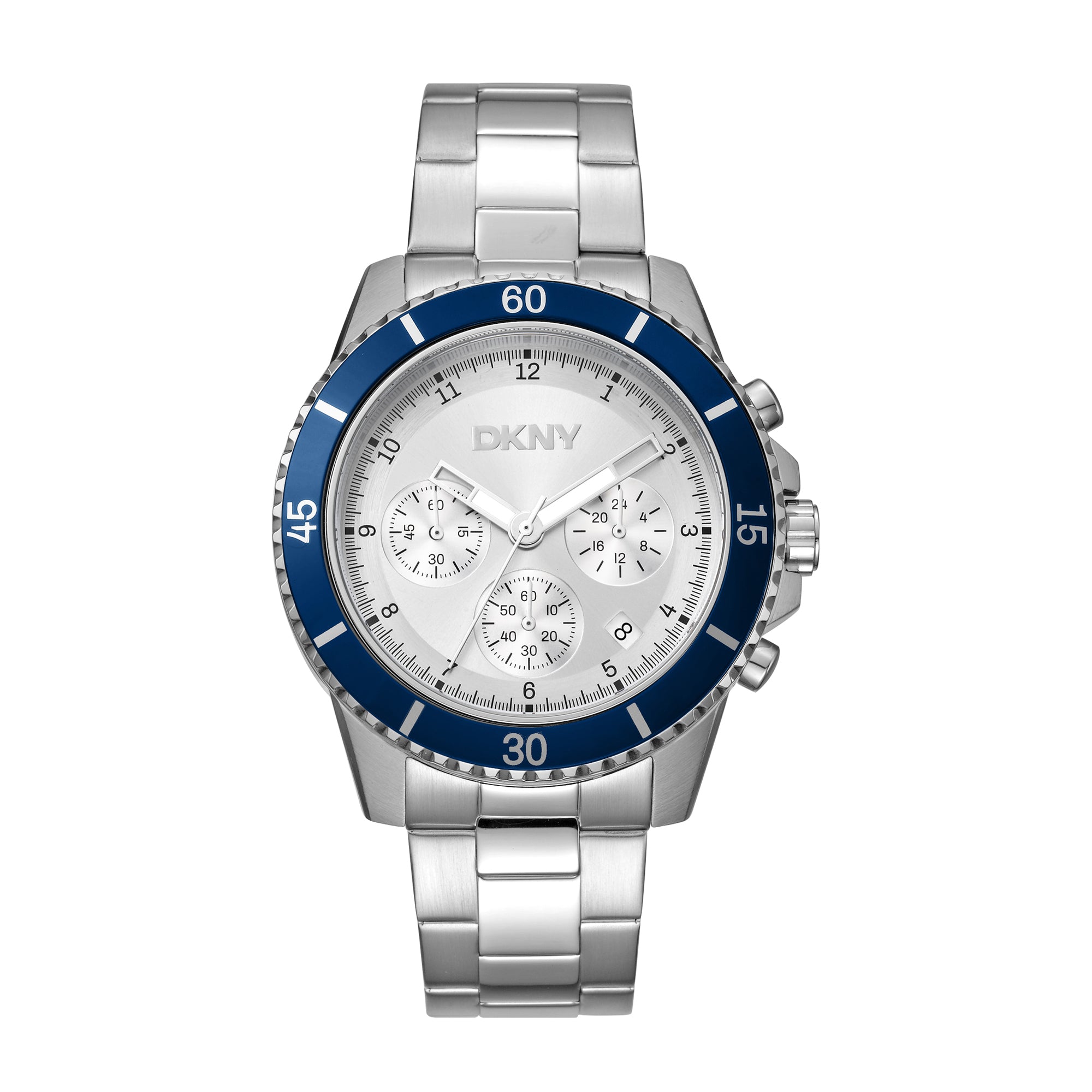 DKNY ACTIVE Men's Silver Dial Stainless Steel Watch – The Watch House