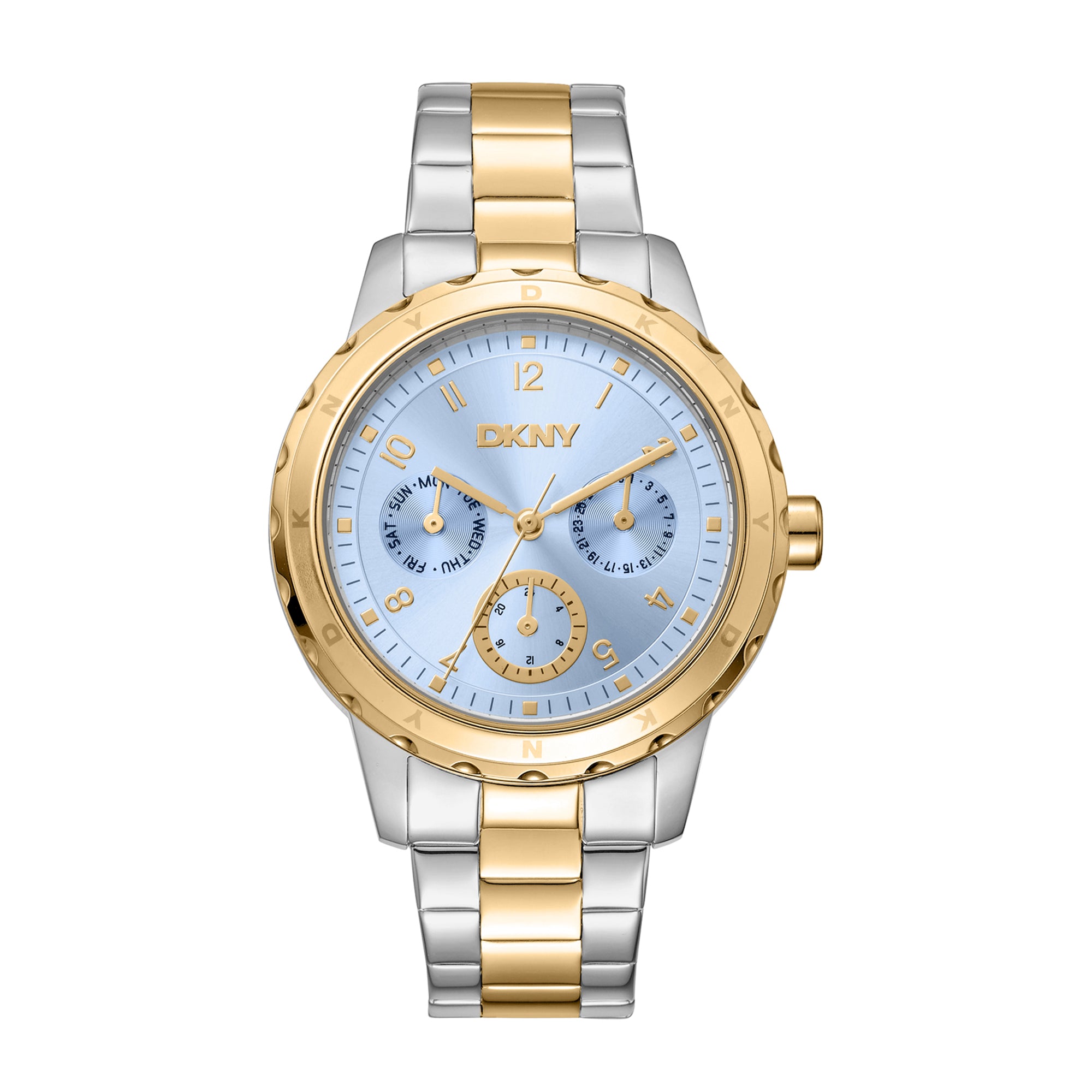DKNY ACTIVE Women's Light Blue Dial Stainless Steel Watch – The Watch House