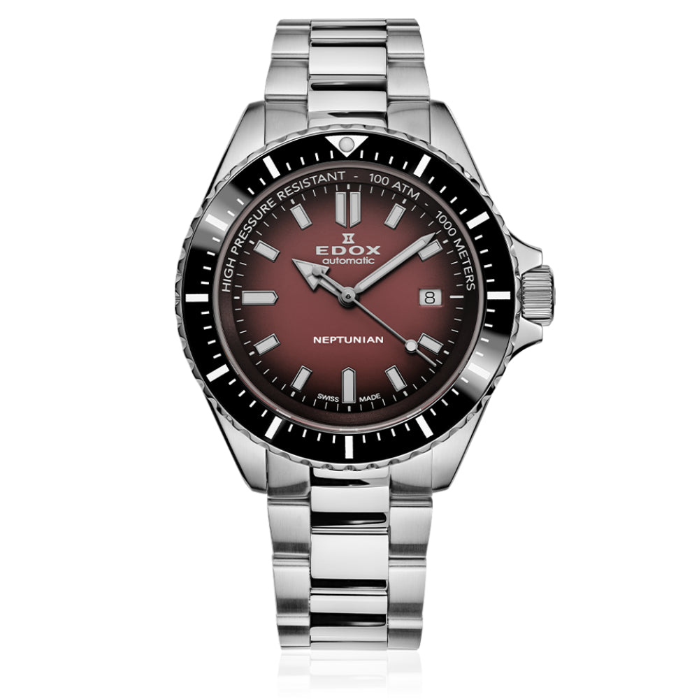 Shop EDOX Men's Neptunian Automatic Watch - The Watch House UAE