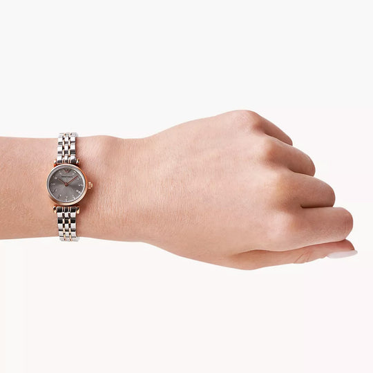 EMPORIO ARMANI WOMEN'S TWO-HAND TWO-TONE STAINLESS STEEL WATCH – The ...