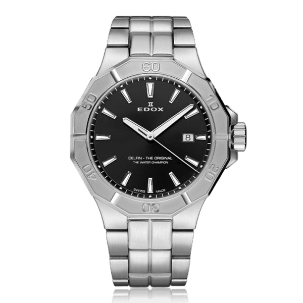 Shop Edox Men's Delfin The Original Date Quartz Watch - The Watch House UAE