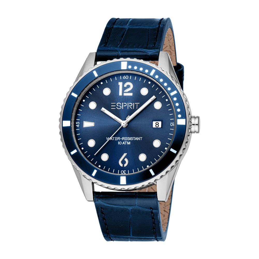 Esprit Men's 45Mm Waylon Fashion Dark Blue Dial Watch – The Watch House