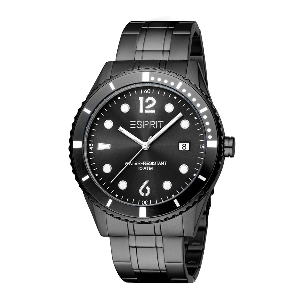 Esprit Men's 45Mm Waylon Fashion Black Dial Watch – The Watch House