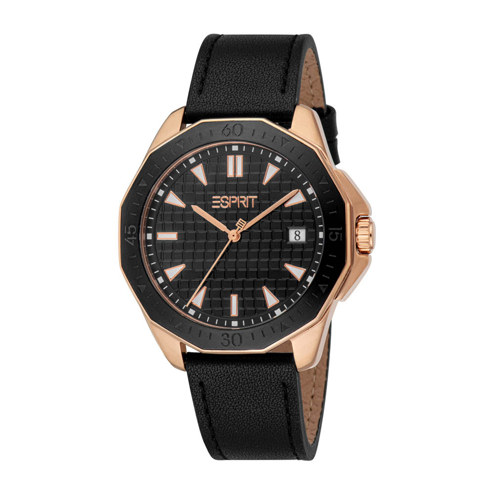 Shop Esprit Men's 42mm Onyx Fashion Black Dial Watch - The Watch House UAE
