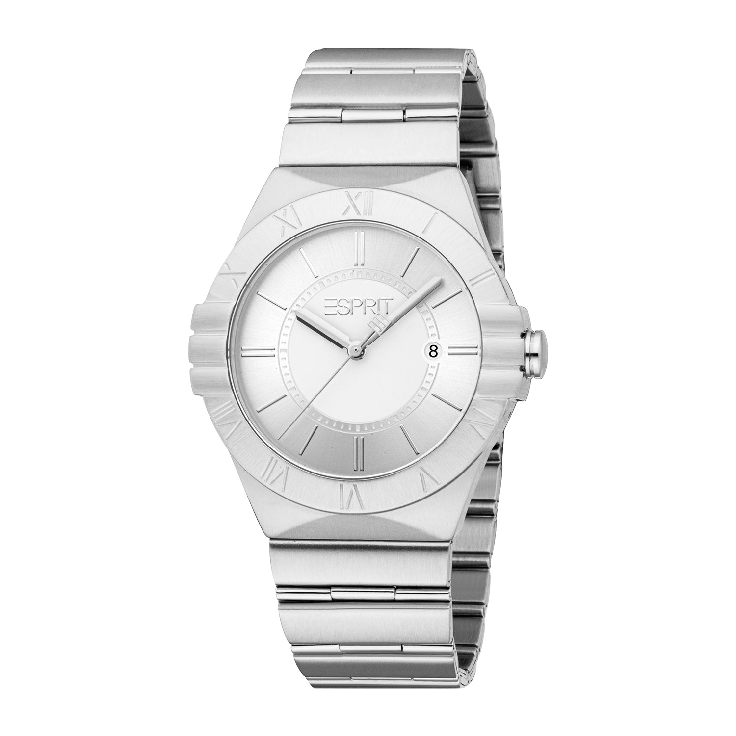Esprit Men's 40mm Fashion Silver Color Dial Watch – The Watch House