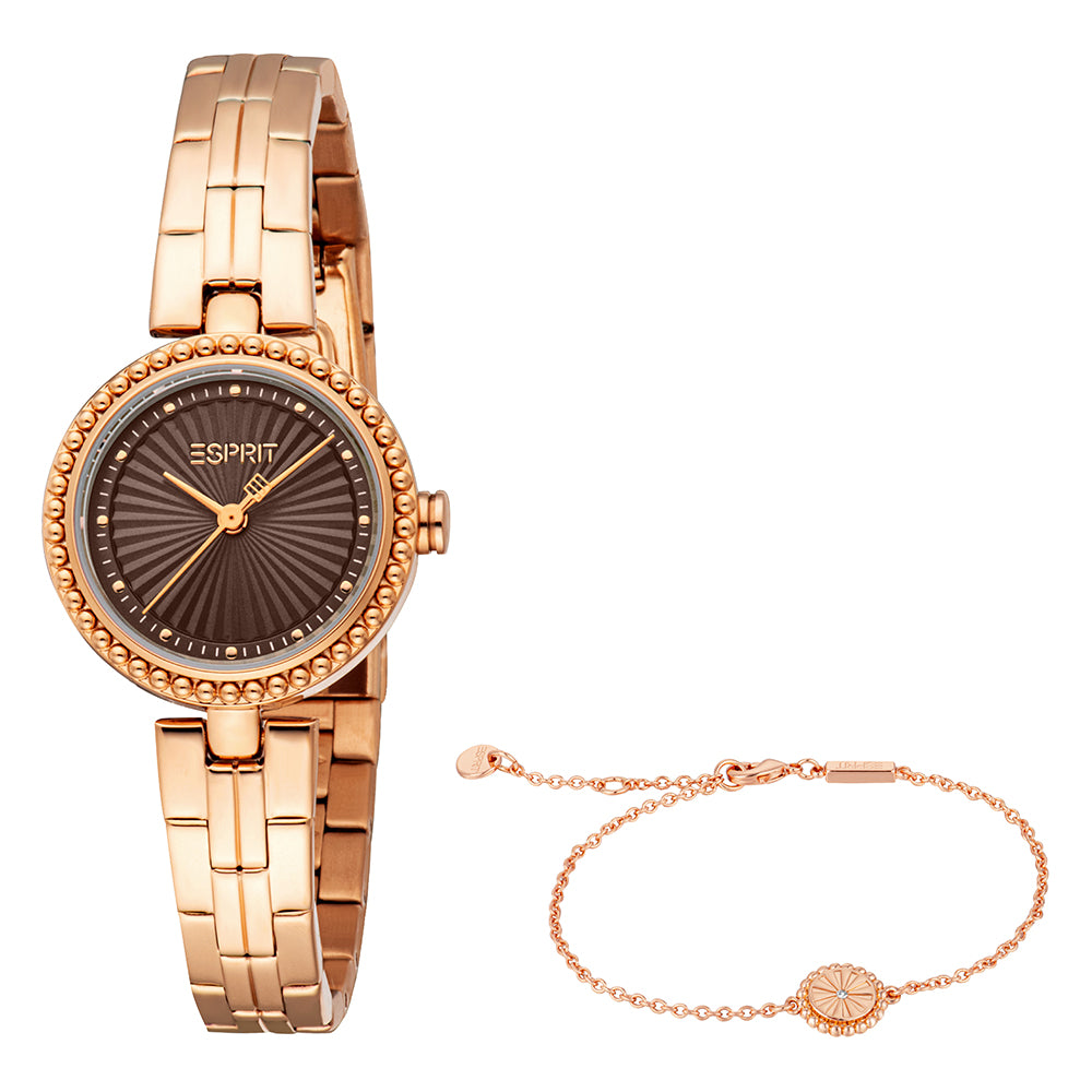 Esprit Women's 26Mm Fable Fashion Dark Brown Dial Watch – The Watch House