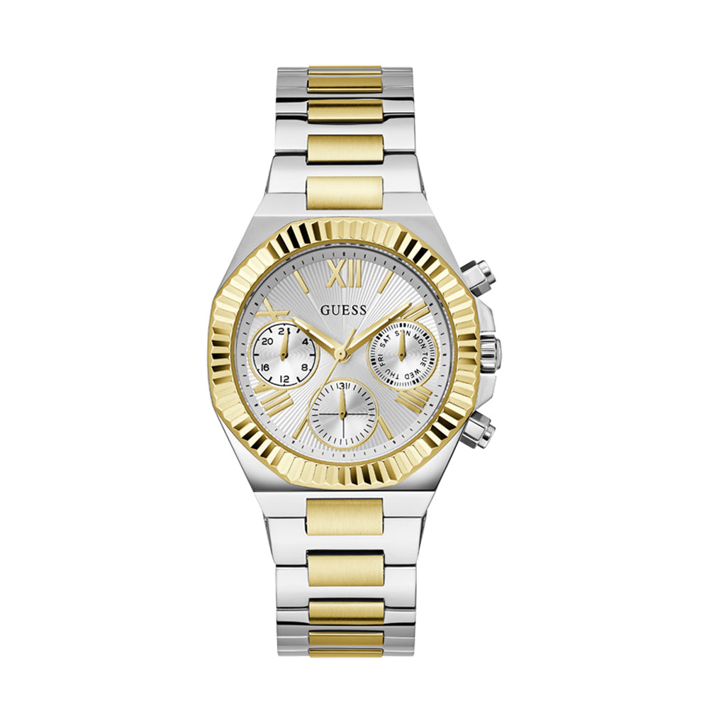 Guess Women's Watch 2-Tone Case Silver Dial Quartz – The Watch House