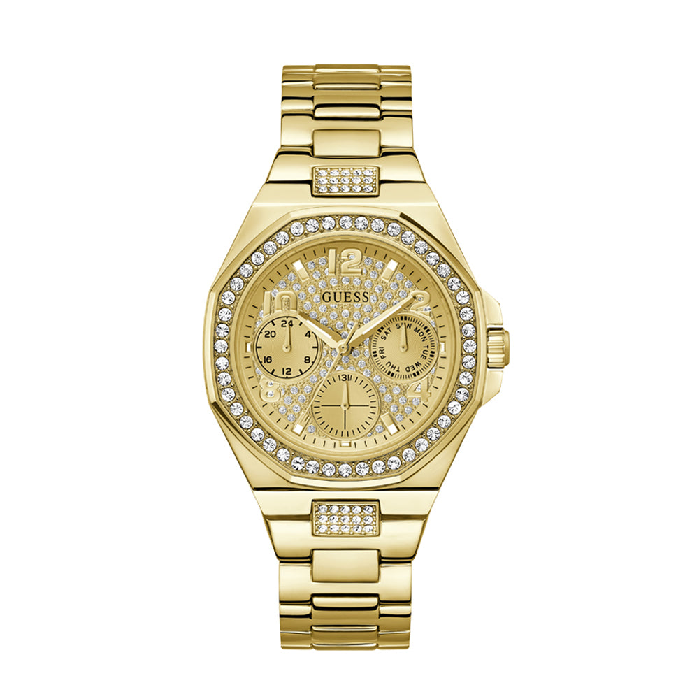 Guess Women's Watch Gold Tone Case Champagne Dial Quartz – The Watch House
