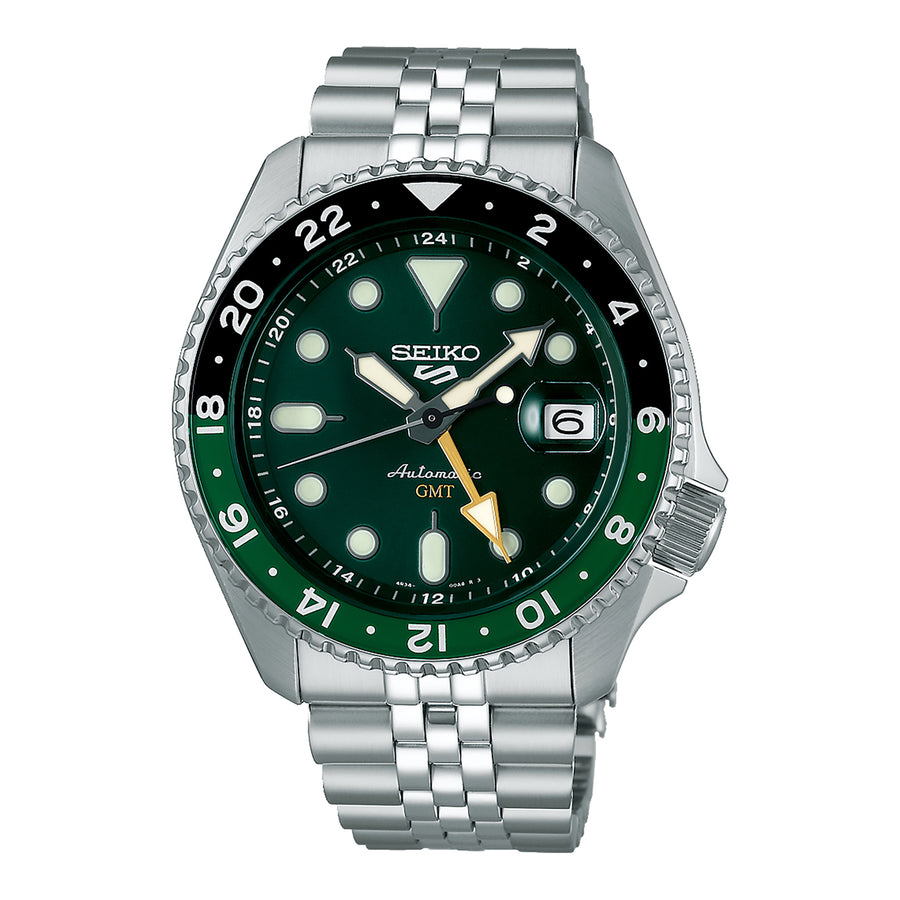 Shop SEIKO Men's New5Sports Automatic GMT SKX Watch - The Watch House UAE