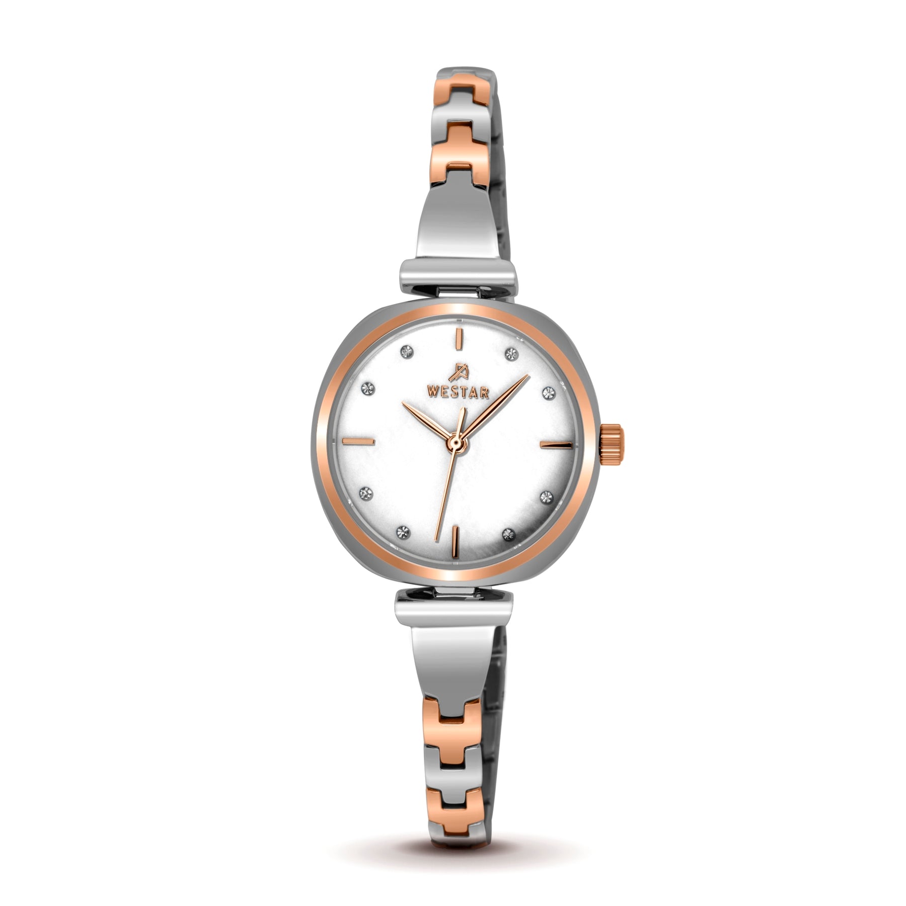 Westar Ornate Ladies MOP White Dial 28 mm Quartz Watch – The Watch House