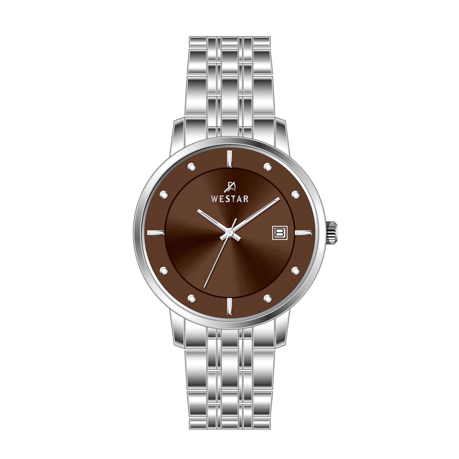 Westar Profile Ladies 30 Mm Brown Dial Quartz Watch – The Watch House
