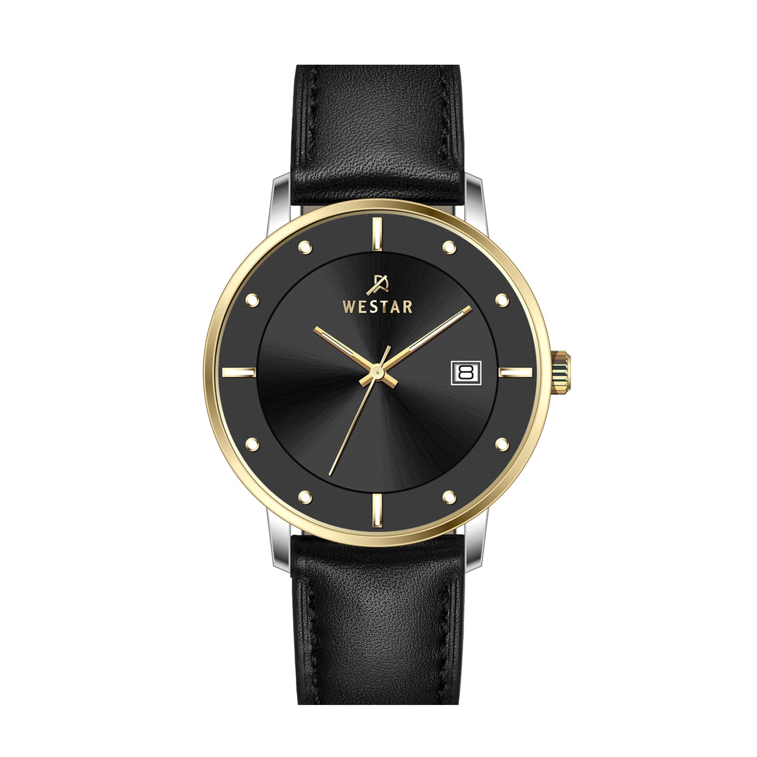 Westar Profile Gents 40 mm Black Dial Quartz Watch - 50257CBN103 – The ...