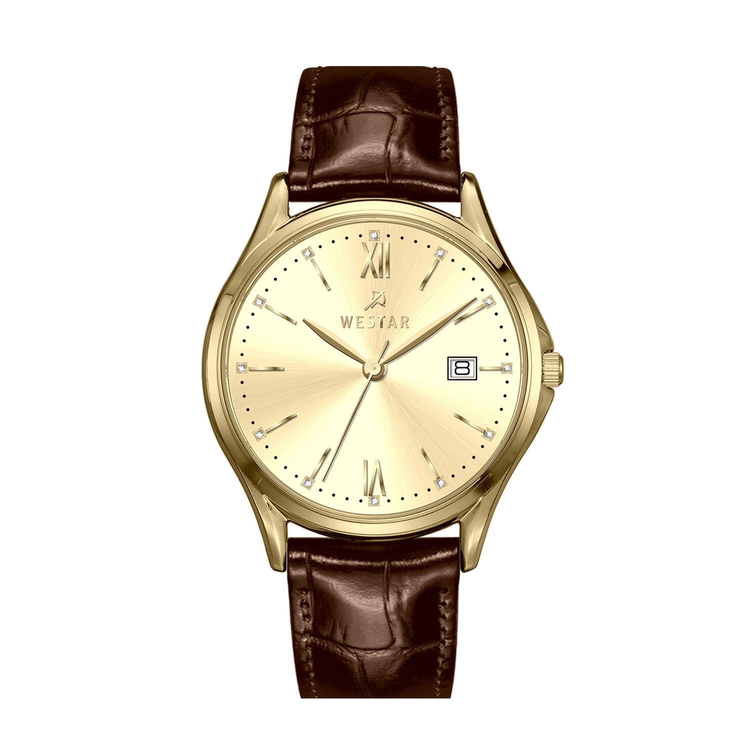 Westar Profile Gents 40 Mm Light Champagne Dial Quartz Watch – The ...