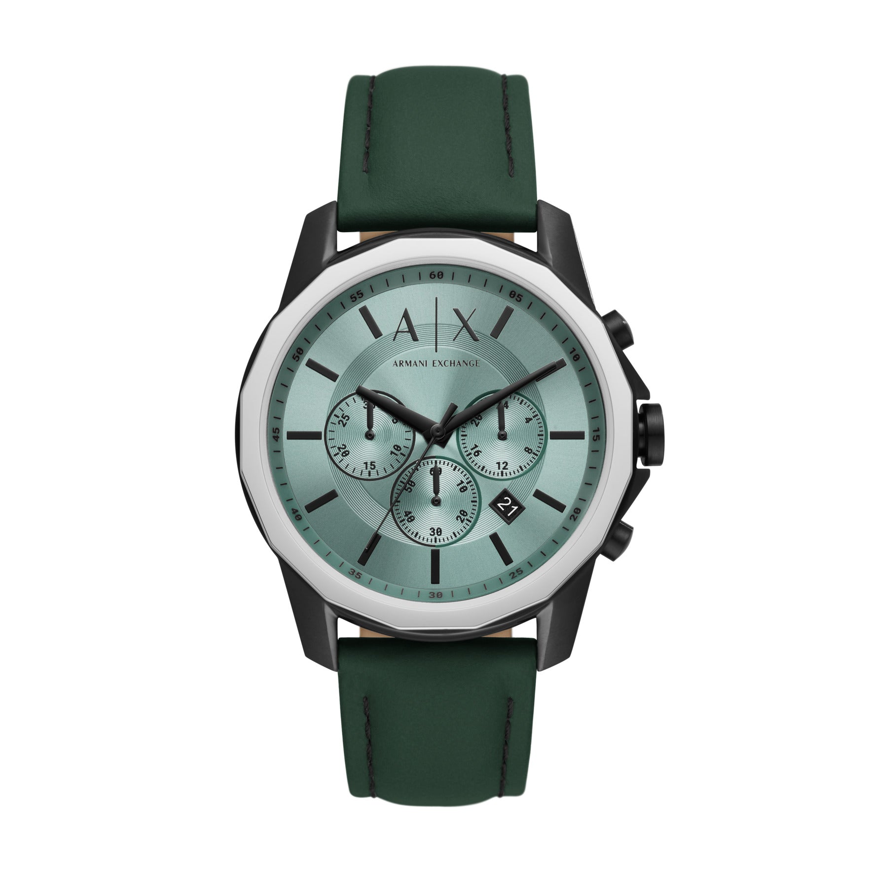 Armani Exchange Men's Chronograph Green Dial Watch – The Watch House