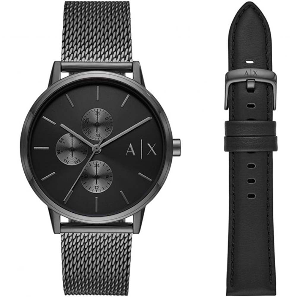 Shop Armani Exchange Men's Set Watch And Strap - The Watch House UAE