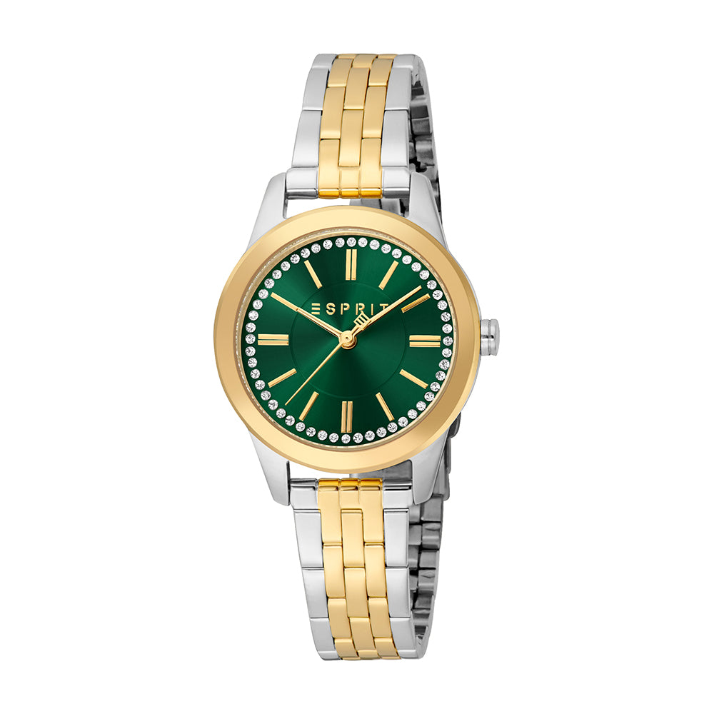 Esprit Women's Fashion Quartz Two Tone Silver And Gold Watch – The ...