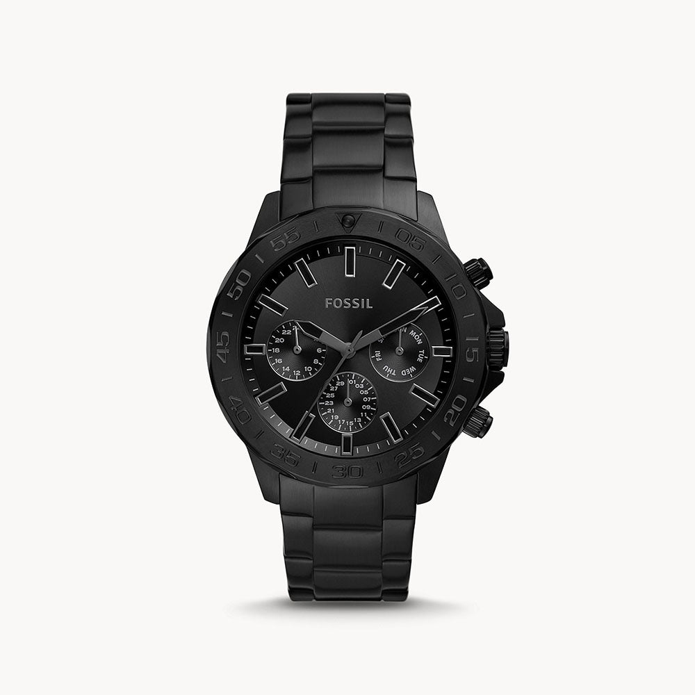 Fossil Bannon Multifunction Black Stainless Steel Men'S Watch – The ...