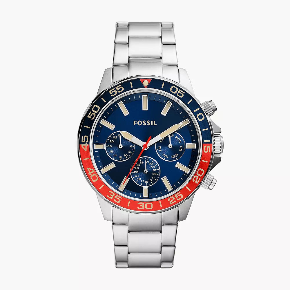 Fossil Bannon Men's Multifunction Stainless Steel Watch – The Watch House
