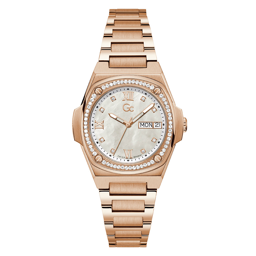 Gc Women's Watch Rose Gold Tone Case Quartz – The Watch House