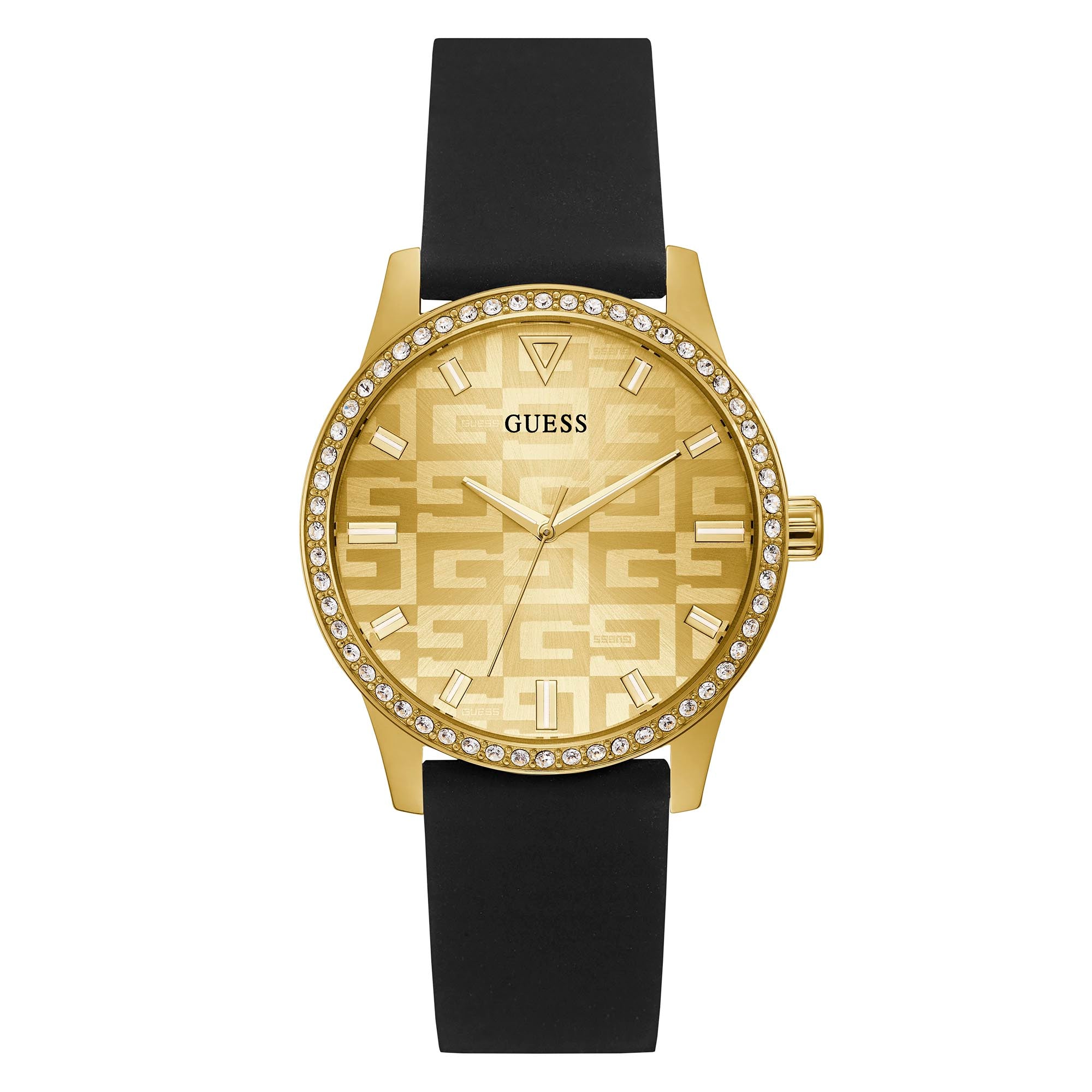 Shop Guess Women's Watch Yellow Gold Tone Case Quartz - The Watch House UAE