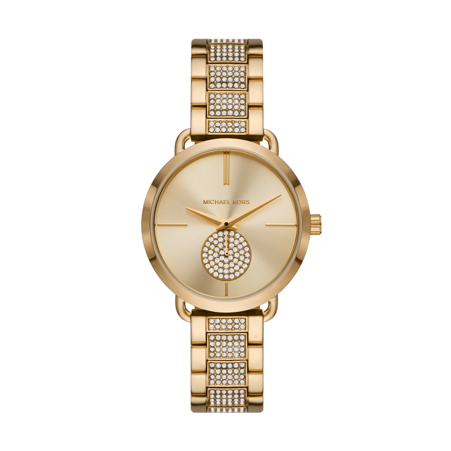 Michael Kors Analog Women's Watch Gold Plated Metal Bracelet - MK4602 ...