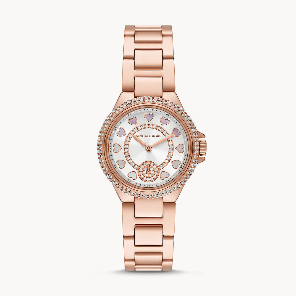 Michael Kors Camille Rose Gold Stainless Steel Women's Watch - MK4700 ...