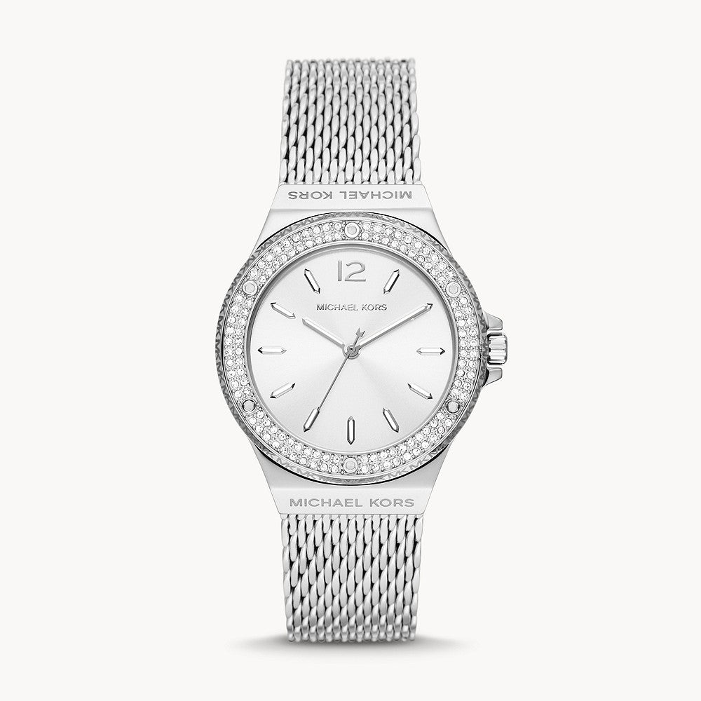 Michael Kors Lennox Silver Stainless Steel Women's Watch – The Watch House