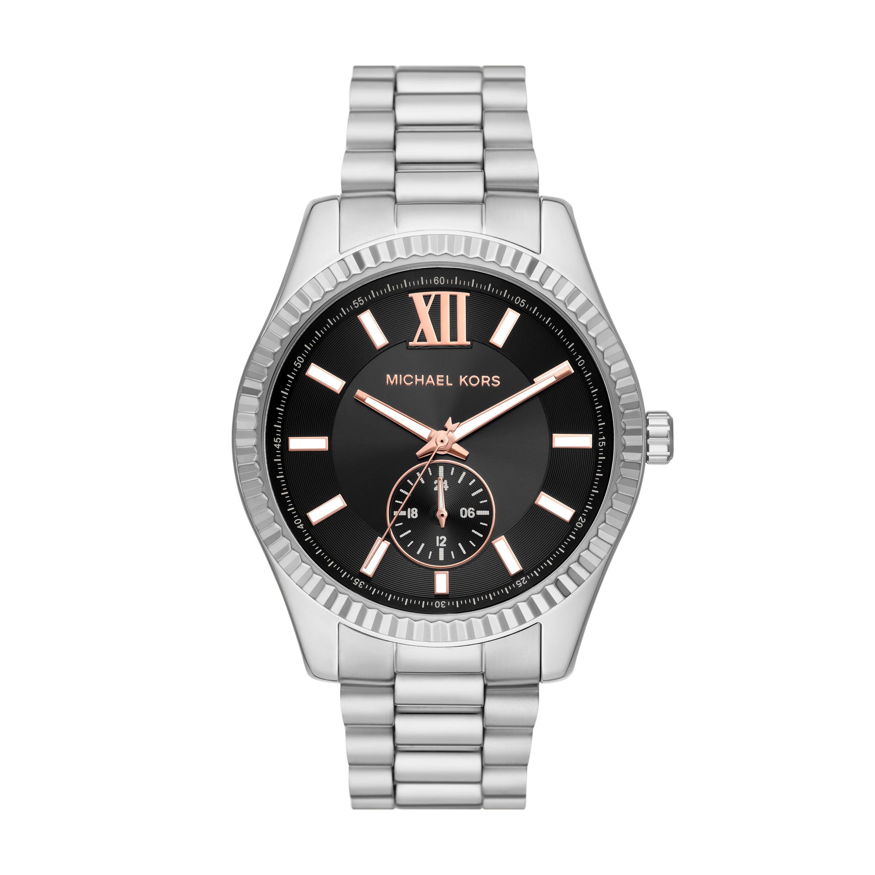 Michael Kors Lexington Multifunction Stainless Steel Men's Watch - MK8 ...