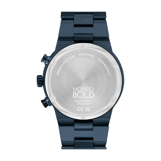 Movado Men's Watch Blue Tone Case Quartz – The Watch House