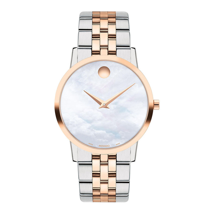 Shop Movado Women's Watch White Tone Case Quartz - The Watch House UAE